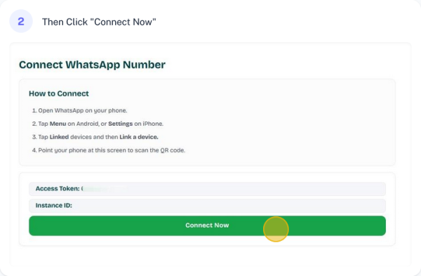 How to connect your whatsapp number by QR code - Wawp