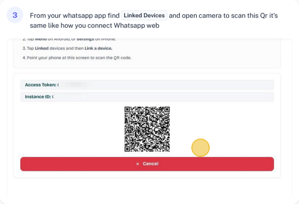 How to connect your whatsapp number by QR code - Wawp